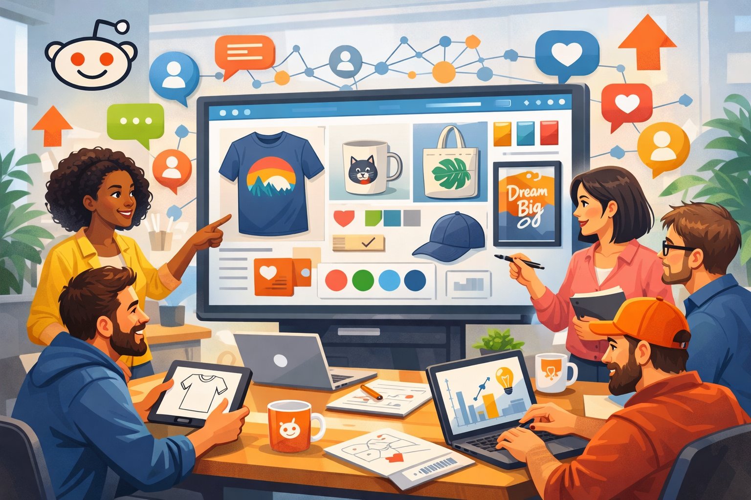 Best Reddit Communities for Print-on-Demand Busine...